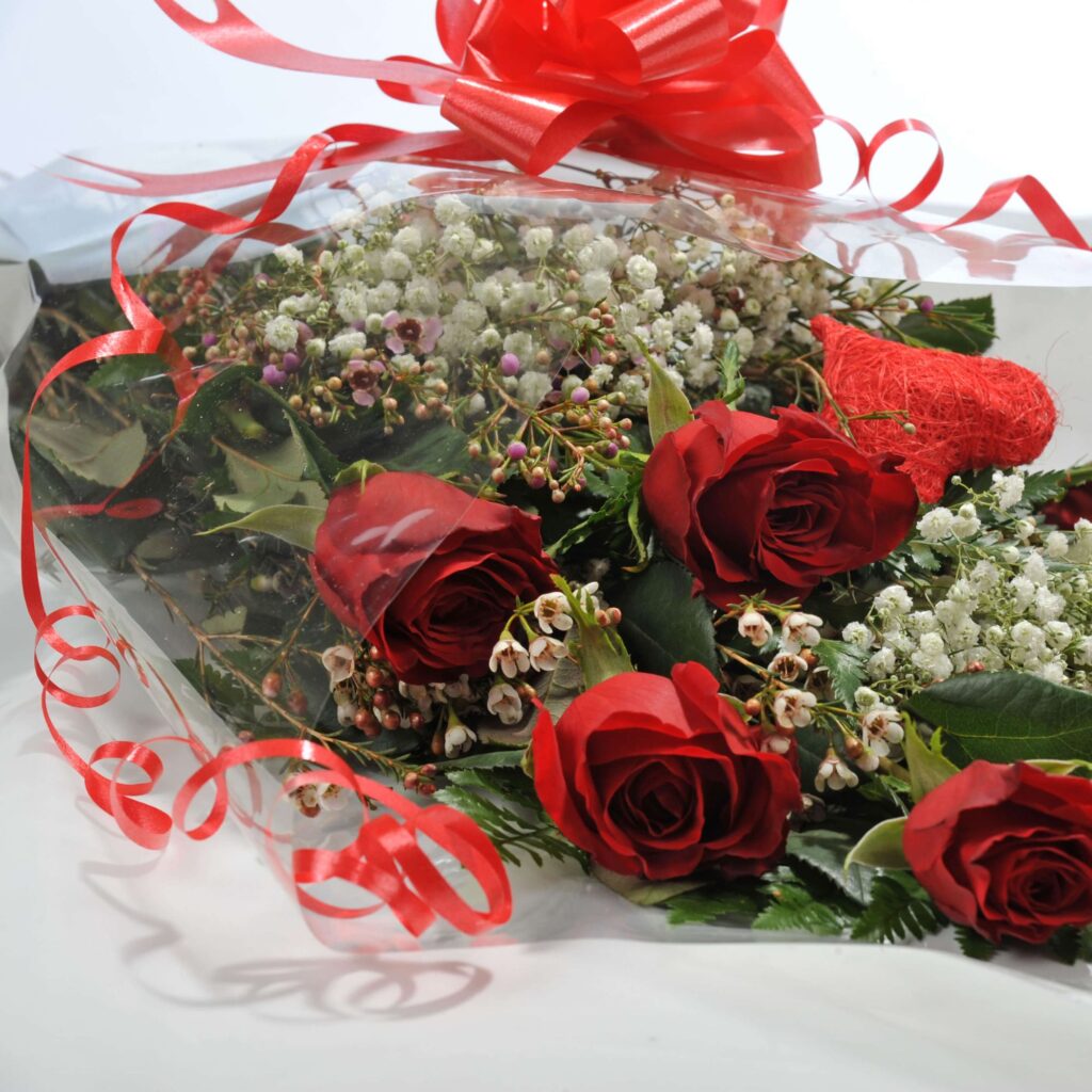Buy 50 Shades of Red Roses Bouquet | Homeland Florists